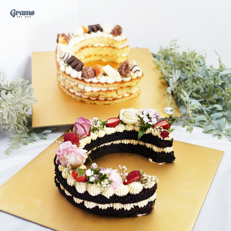 Alphabet Cake – Customised Cakes - Grams.sg | Singapore