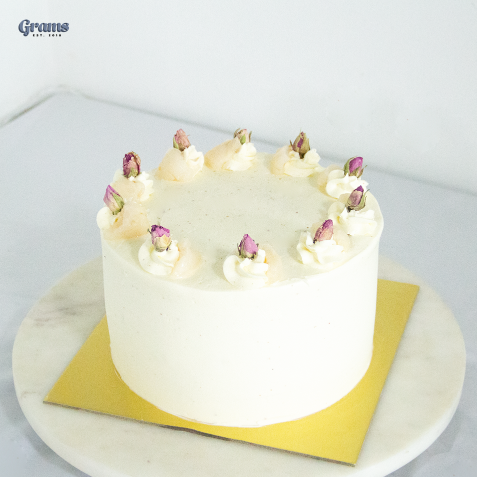 Lychee Rose Cake – Customised Cakes - Grams.sg | Singapore
