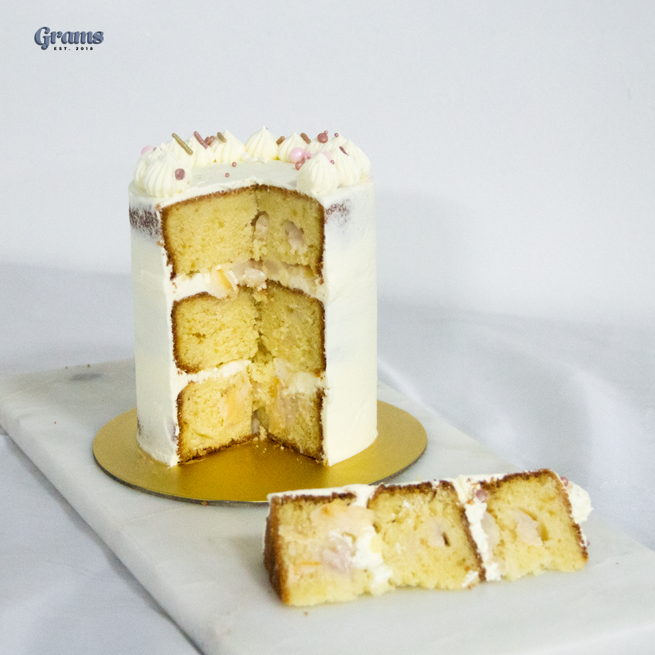 Lychee Rose Cake – Customised Cakes - Grams.sg | Singapore